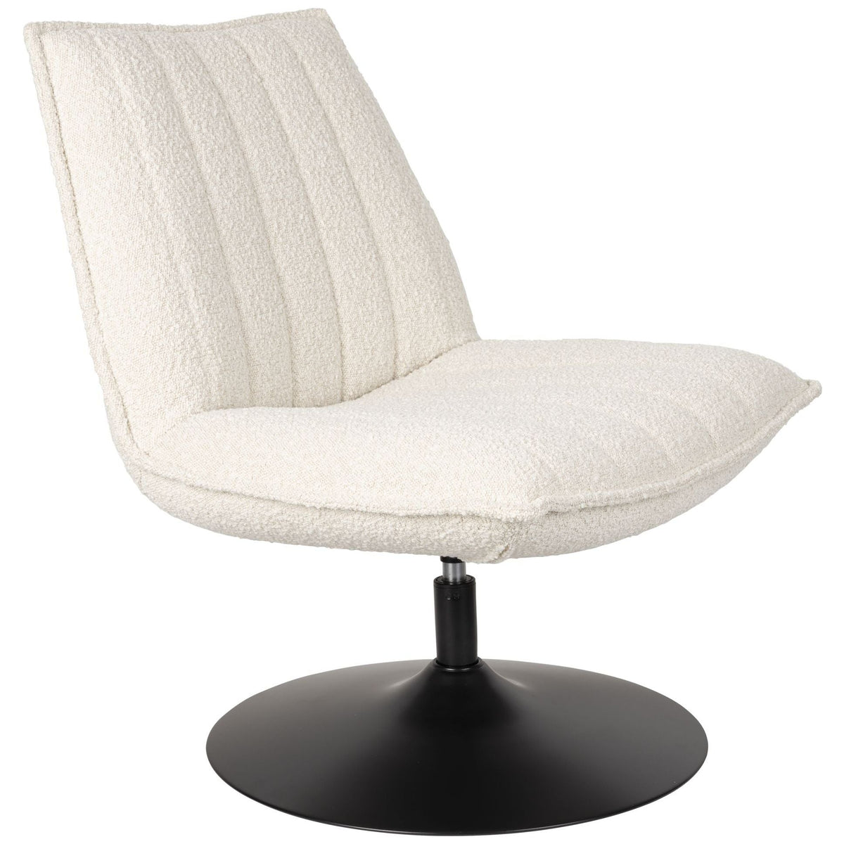 Jax Lounge Chair, Off White Bouclé – Unoliving