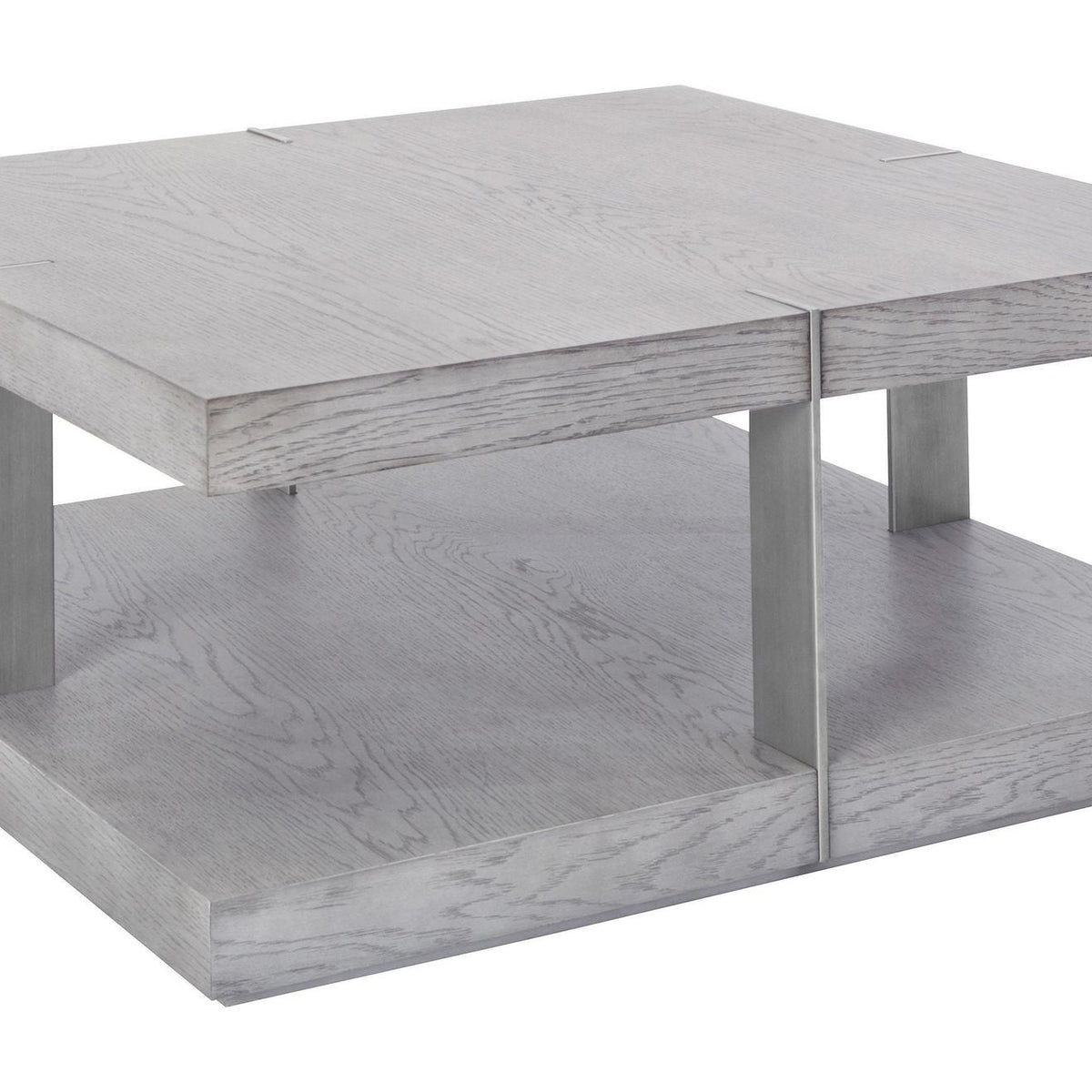 Rocky coffee table 100 cm, gray/Silver – Unoliving